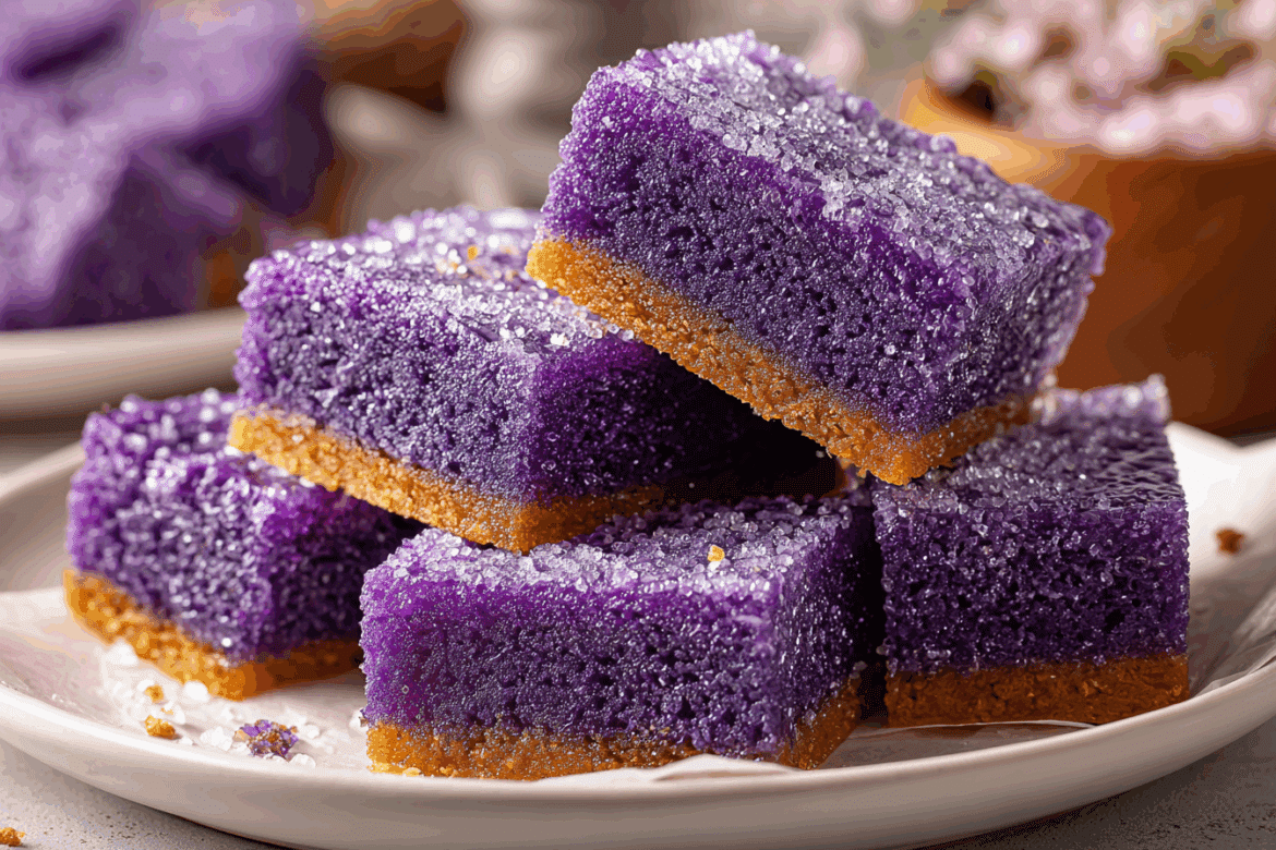 Ube Bars Recipe: Amazing Filipino Treat With 5 Easy Steps