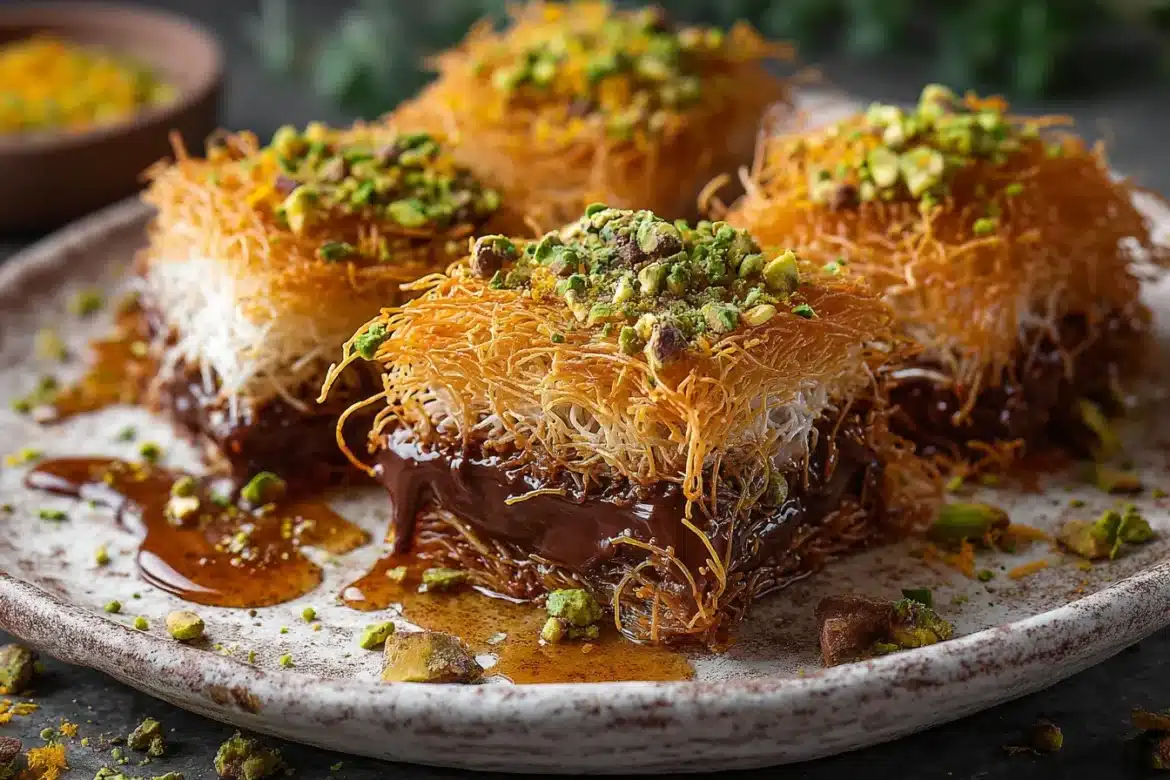 Dubai Chocolate Kataifi – Irresistible Crunchy Dessert Recipe